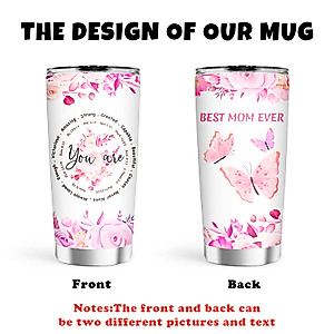 WNNNS Gifts for Mom - Stainless Steel Tumbler 20oz Gift For Women - Birthday Mother's Day Gifts for Women Mom Wife Grandma Nana & Mothers Day Gifts From Daughter Son - Christmas Gifts For Mom From Kid