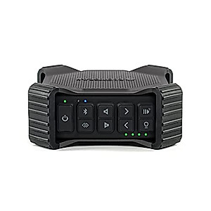 ECOXGEAR EcoEdge Plus GDI-EXEGPL410 Rugged Waterproof Floating Portable Bluetooth Wireless 20 Watt Smart Speaker with Bottle Opener and LED Party Lights (Gray) (Renewed)