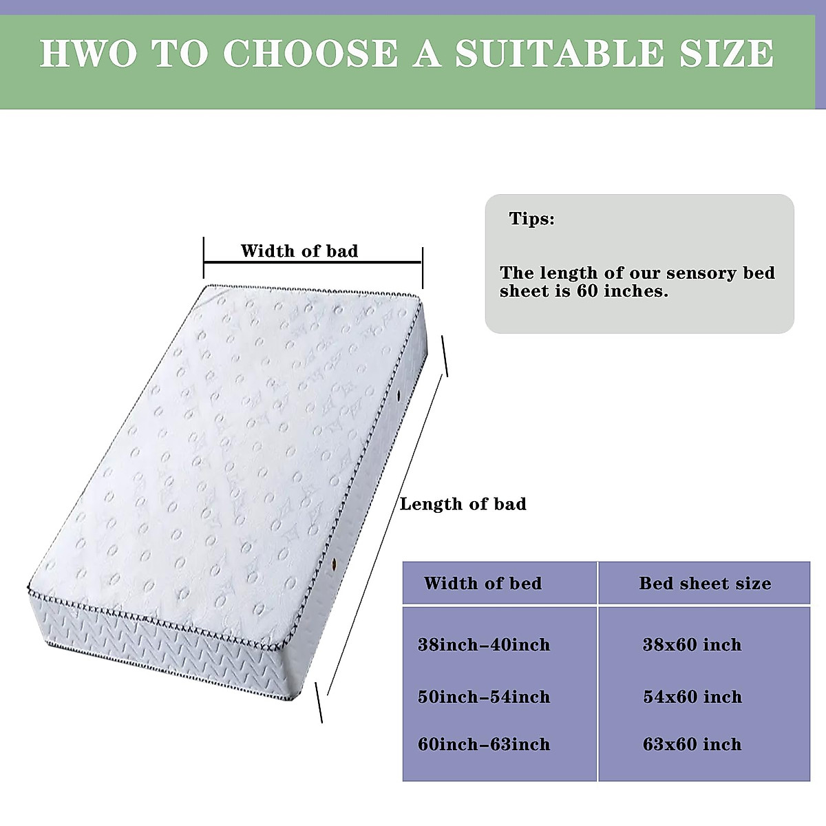 Ntomtuex Sensory Bed Sheet for Compression Reduced Pressure Weighted Blanket to Keep Nice Sleeping Comfortable with Light Breathable Polyester, Grey,38"x60"