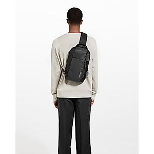 tomtoc Compact EDC Sling Bag, Chest Shoulder Crossbody Bag for 11 inch 2025 iPad A16, iPad Air M3&M2, iPad Pro M4, M2&M1, Nintendo Switch/OLED, Slim Lightweight Daypack for Daily Use - XS Size