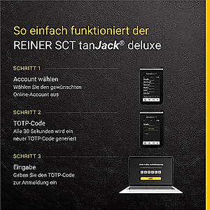 Reiner SCT tanJack Deluxe I Premium TAN-Generator und Authenticator I Erstklassiger TAN-Generator für Online-Banking mit chipTAN QR und Sm@rt-TAN Photo