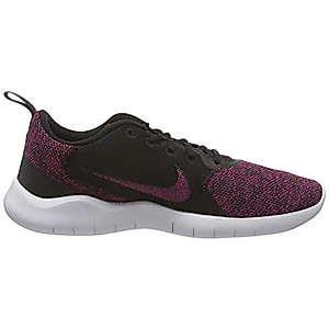 NIKE Women's WMNS Flex Experience RN 10 Running Shoe, Black Fireberry Dk Smoke Grey Iron Grey, 6.5