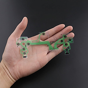 3pcs Conductive Film Replacement Handle Keypad Repair Pads Flexible Controller Membrane Conductive Film Compatible with PS4 Controller JD-M-050 JD-M-055