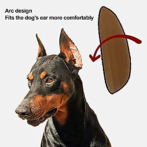 CDQL Dog Ear Stand Sticker Up Support Tool, Fix Dog Ear Posture, Comfortable and Easy to Use, Ideal for Doberman, Samoyed, Great Dane, Prevent Sweating and Itching (10 * 5cm)