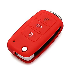 9 moon® Silicone Remote Flip Key FOB Silicone Case Cover for VW Volkswagen New