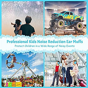 Onhear Kids Noise Cancelling Headphones, SNR 28 dB Kids Ear Protection Earmuffs for Autism, Toddler, Children, Noise Cancelling Sound Proof Earmuffs/Headphones for Concerts, Air Shows, Fireworks