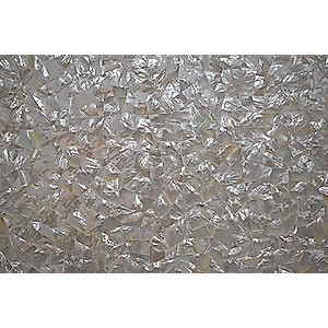 rkhandicrafts 30 x 72 Inches Office Meeting Table Top for Hotel Decor Rectangle Shape Marble Dining Table Overlaid with Mother of Pearl Gemstone