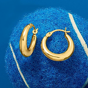 Ross-Simons 14kt Yellow Gold Hoop Earrings
