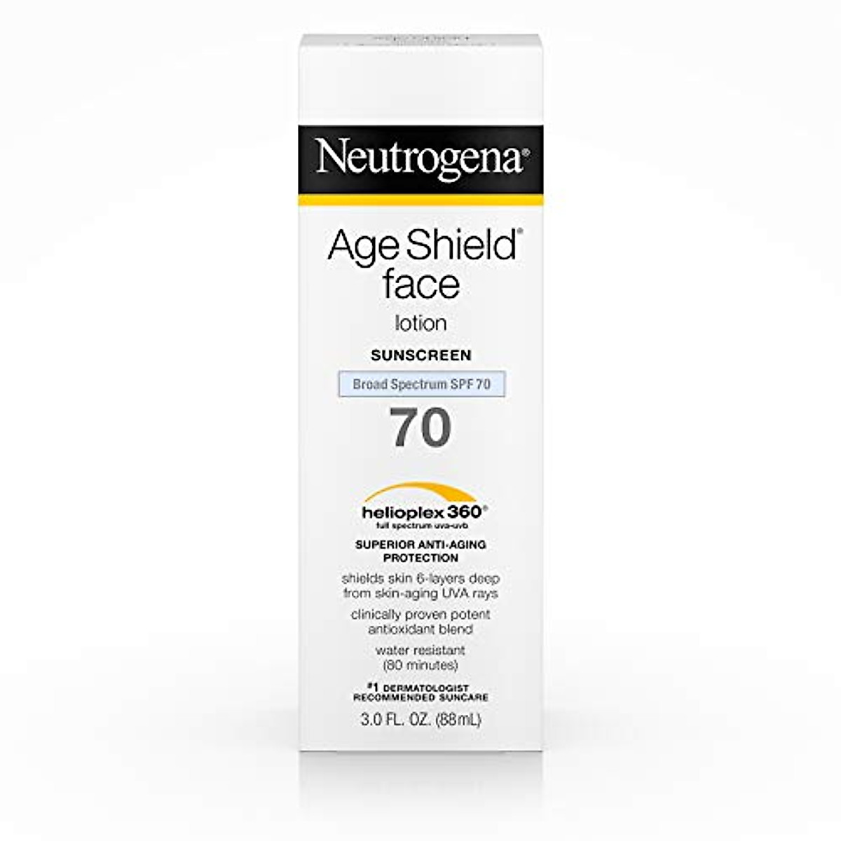 Neutrogena Age Shield Face Lotion Sunscreen Broad Spectrum SPF 70 - 3 Oz