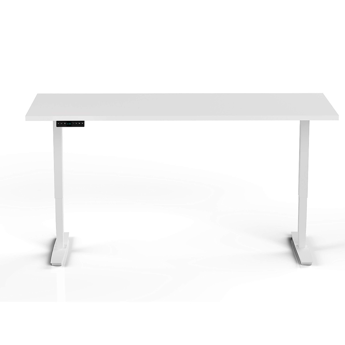 UP&DOWN Designs - White Electric Height Adjustable Dual Motor Standing Desk Base - (White Base Only - Top Sold Separately) Ergonomic Design for Home/Office/Gaming - Heavy Duty Base Only – White