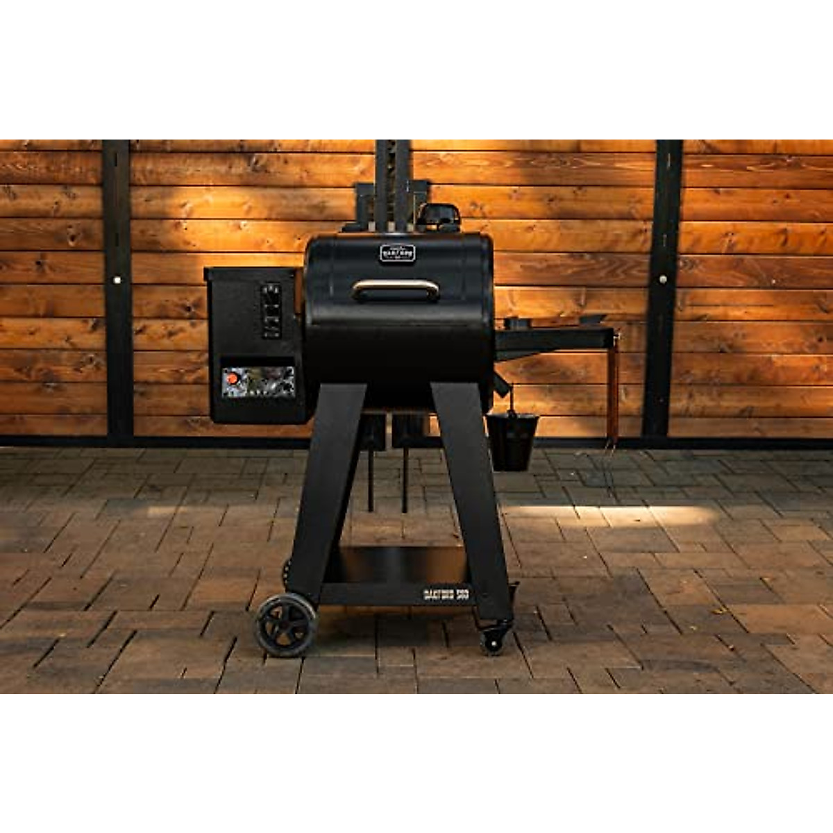 Oakford Premium 20" Wi-fi Wood Pellet Grill, Heavy Duty Smoker Pellet Grill, With Side Shelf, Blue Tooth Connectivity, 910-05001 Digital Pellet Grill by Nexgrill