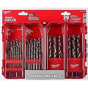 29 Pc. Cobalt Red Helix Drill Bit Kit