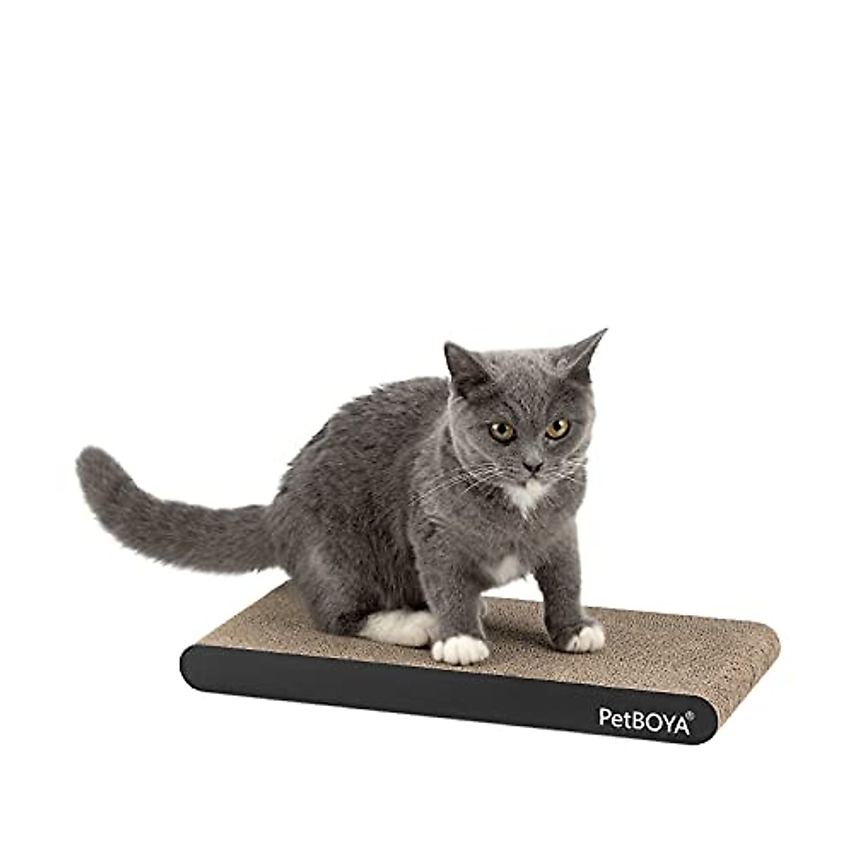 PetBOYA Cat Scratch Pad, 1 PCS Cat Scratching Pad Textured Surface is Durable and Recyclable, Double Side Cat Scratcher Cardboard