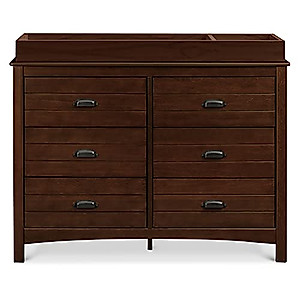 Carter's by DaVinci Nolan 6-Drawer Double Dresser in Espresso