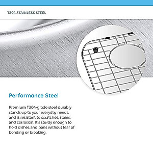MR Direct Stainless Steel 1915-FR-G Kitchen Grid, Compatible with Select Franke Sinks