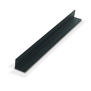 Outwater Plastics 1935-Bk Black 3/4'' X 3/4'' X 5/64'' (.078'') Thick Styrene Plastic Even Leg Angle Moulding 72 Inch Lengths (Pack of 10 Pieces, 60 feet Total)