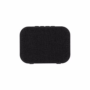 TELLUR Callisto Portable Bluetooth Speaker, Ultra Compact Fabric Design, FM Portable Radio Speaker, Hands-Free, USB, MicroSD/TF, MicroUSB Aux Port (Black)