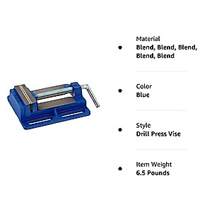 IRWIN Drill Press Vise, 4.5” Jaw Capacity, Ultimate Durability, Slotted Base (226340)