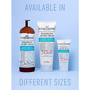 CURLSMITH - Weightless Air Dry Cream - Vegan Leave-In Conditioner for Any Hair Type, Smooths Hair (8 fl oz)