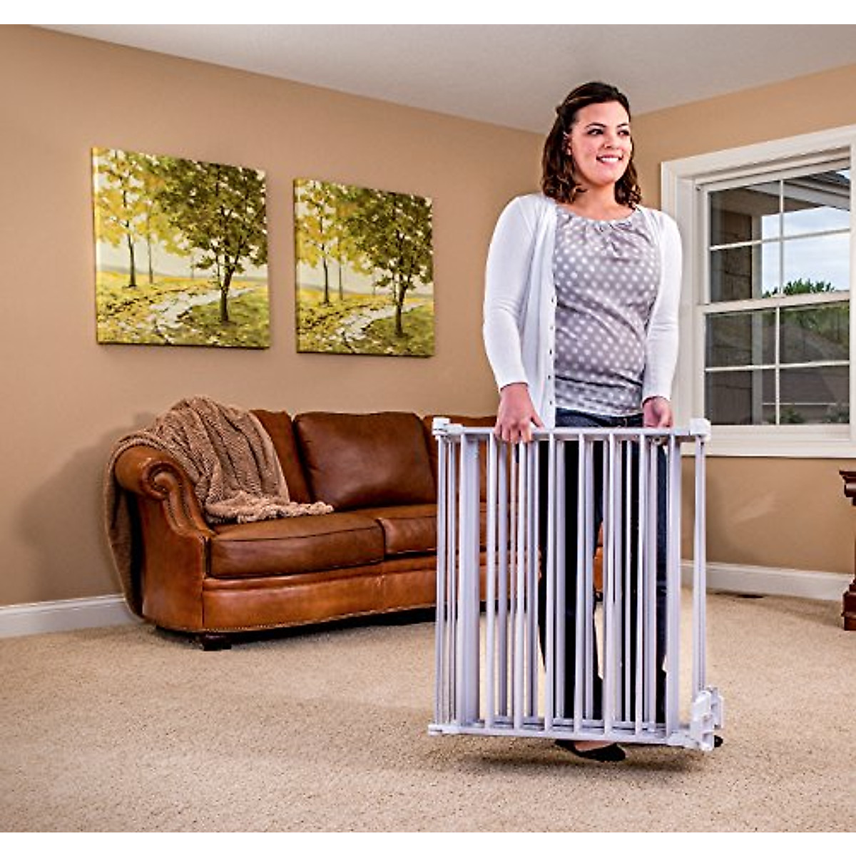 Regalo 192-Inch Super Wide Adjustable Baby Gate and Play Yard, 4-In-1, Bonus Kit, 4 Count (Pack of 1