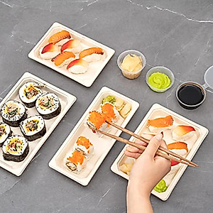 Restaurantware 9.5 Inch Wooden Chopsticks 100 Carbonized Chinese Chopsticks - With Both Pointed Ends Sustainable Cedar Noodle Chopsticks Disposable For Home Or Take Outs