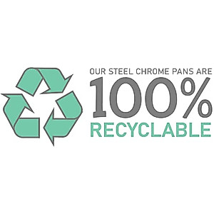 KITCHEN BASICS 101 Made in the USA SGP-400 4 Pack Chrome Square Gas Range Drip Pan Directly Replaces 786333, AP6011553, PS11744751, WP786333