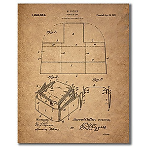 Nurse Patent Prints - Set Of 4 Vintage Wall Art Photos