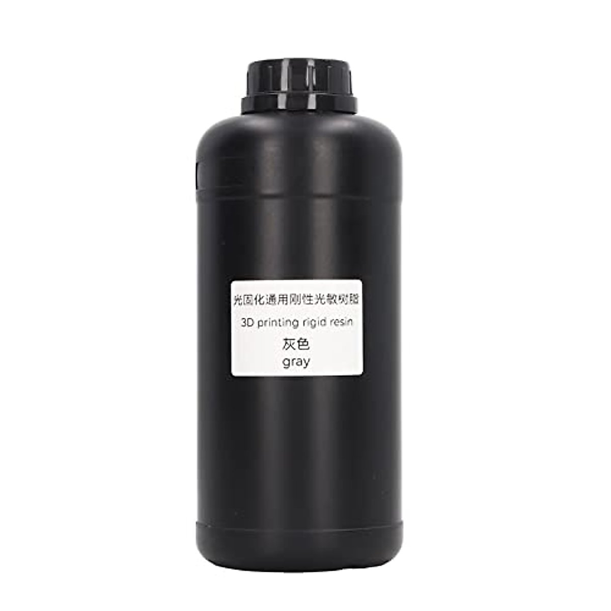3D Printer Resin, Good Fluidity Curing Rigid Resin 1000ml Low Shrinkage Easy to High Accuracy for Desktop Models(Grey)