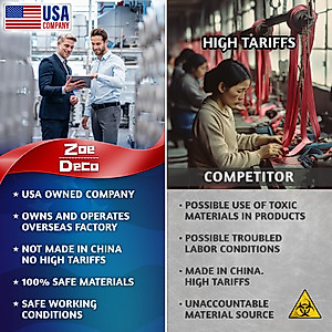 Zoe Deco Happy Birthday Car Bow (Red, 30 inch), Giant Gift Bow Pre-Printed with Happy Birthday, Big Bow for Car, Birthday Bow, Huge Car Bow, Car Bows, Big Bow for Gifts, Bow for Cars, Gift Wrapping