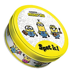 Zygomatic Spot It! Minions - Playful Family Card Game with Beloved Minions Characters! Fun Matching Game for Kids and Adults, Ages 6+, 2-8 Players, 15 Minute Playtime, Made