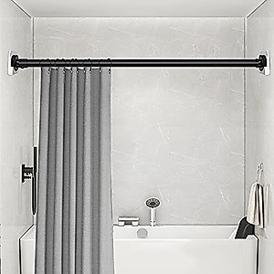 Adhesive Shower Curtain Rod Tension Holder,Shower Curtain Rod Holder,Shower Rod Mount Retainer | No Drilling | Stick On | 2 Pack(Shower Curtain Rod Not Included)