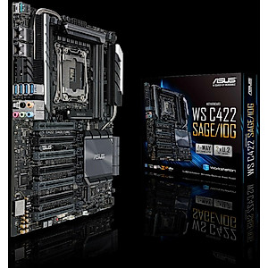 ASUS WS C422 SAGE/10G LGA2066 ECC DDR4 M.2 U.2 C422 ATX Motherboard for Intel Xeon W-Series Processor