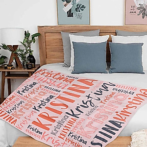 Custom Blanket for Baby Boys Girls Personalized Baby Blankets with Name Personalized Blankets for Adults Kids Custom Baby Blanket with Name Customized Baby Girl Gifts for Birthday Christmas 60"x80"