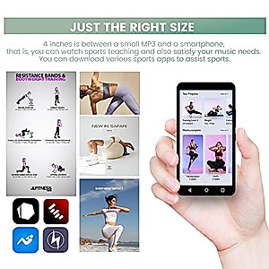 80GB MP3 Player with Bluetooth and WiFi,4"1080P Full Touch Screen MP4 Player with Spotify,Portable HIFI Sound MP3 Player with Speaker,Android8.1 Streaming Music Player Support Online Music&Google Play