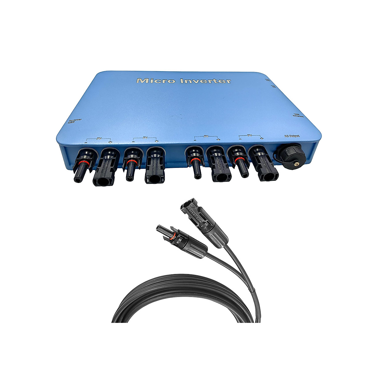 Solar Cable 30 Feet 2x10 AWG Twin Wire Solar Extension Cable, Copper Strand with Female and Male Connectors, Solar Panel Cable Wire & Adaptor for Home, Shop and RV Solar Panels.