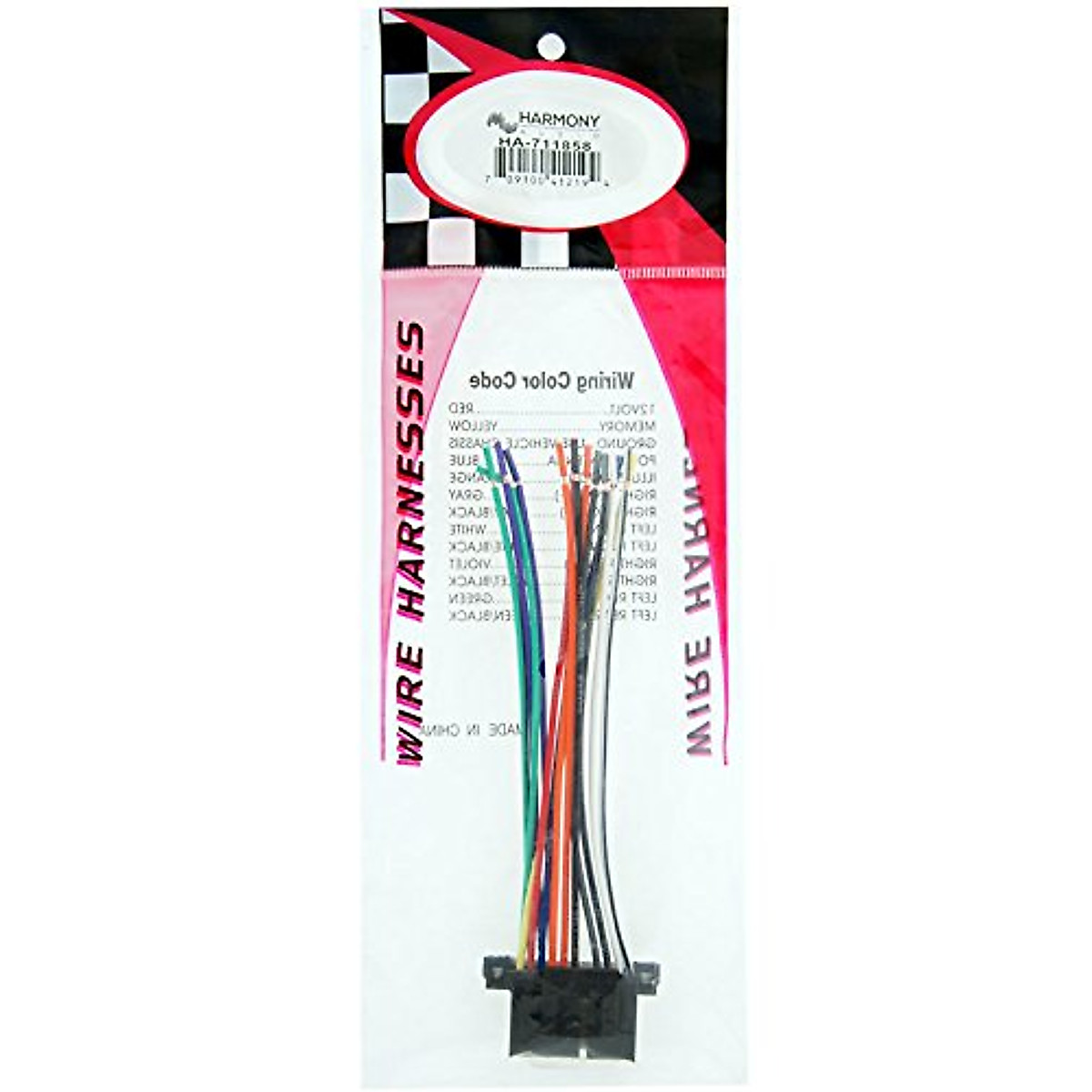 Harmony Audio Compatible with 1989-2002 Chevy S-10 Truck HA-711858 Factory Radio OEM Orignal Stereo Wire Harness Plug