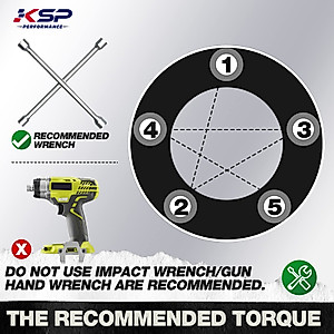 KSP M14x1.5 OEM Factory Lug Nuts 24PCS, 14mmx1.5 Open End Wheel Lugnuts for Silverado Suburban Express Sierra 1500 Avalanche Escalade 6 Lug 5 Lug Wheel, Set of 24