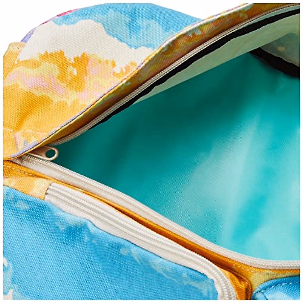 KAVU Go Time Bi-Fold Crossbody Wallet with Rope Strap - Beach Tie Dye