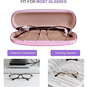 ZONLY Eyeglasses Case,(4 Piece) Unisex Hard Shell Eyeglasses Cases Protective Case For Glasse (Style A)