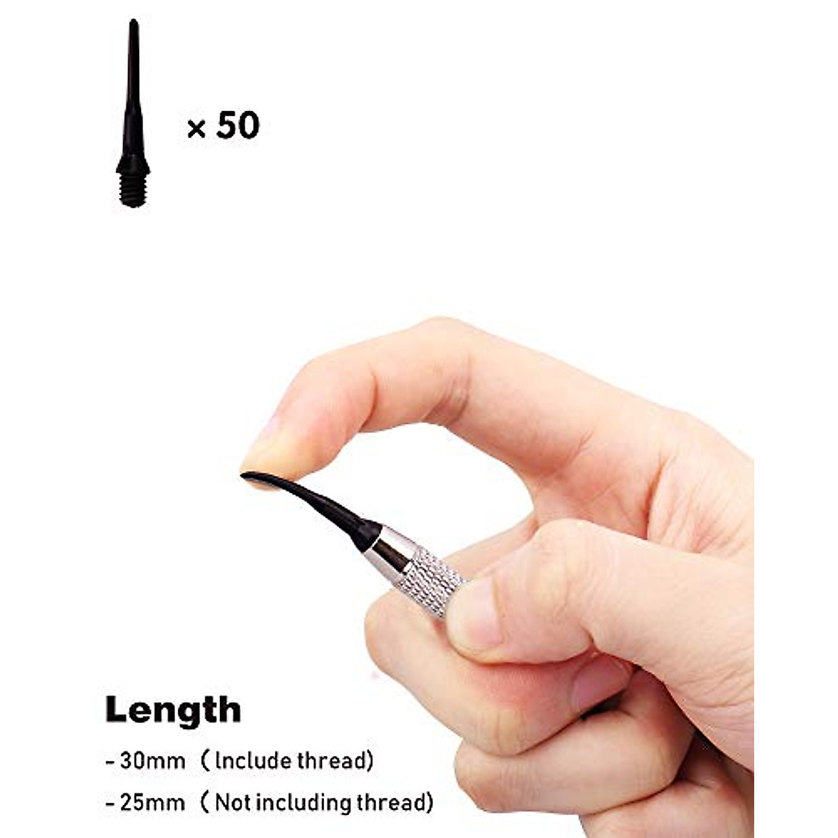 Turnart Darts Plastic Tip - Professional Soft Tip Darts Set for Electronic Dartboard 9 Pcs 18 Grams with 50 Extra Tips 9 Shafts 27 Flights Tool Kit Flight Protectors and Gift Darts Case (Color)