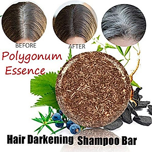 Shampoo Bar for Hair - Handcrafted with Black Rice Water & Natural Herb Ingredients - Zero Waste Packaging & Eco friendly