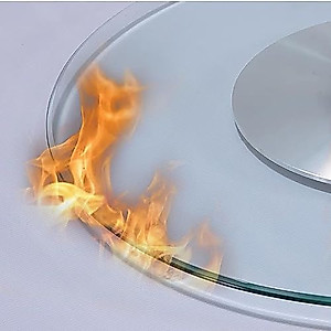 DOUKI Glass Lazy Susan Turntable For Dining Table 24in Tabletop Rotating Serving Swivel Large Serving Plate Lazy Susan Organizer For Table (Size : 36inch(90cm))