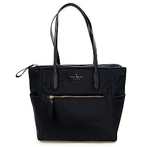 Kate Spade New York Large Chelsea Nylon Satchel (Black)