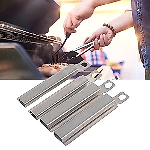 Fdit 4 Set Stainless Steel Adjustable Crossover Tube Channel Burners Stove Repair Part Kit Tube Replacement for Charbroil 463673517