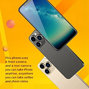 aderroo 1GB RAM 16GB ROM, S22U Android Smartphone, 6.11-inch Screen, Only SIM Cards Supports 3GWCDMA：850 / 2100MHZ，Dual SIM Card，Unlocked Cell Phones（Black）