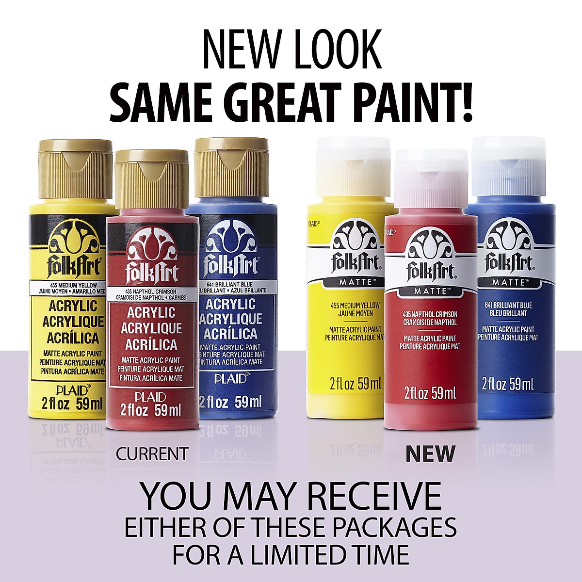 FolkArt Acrylic Paint Set (2-Ounce), PROMOFAI Colors I (18 Colors)