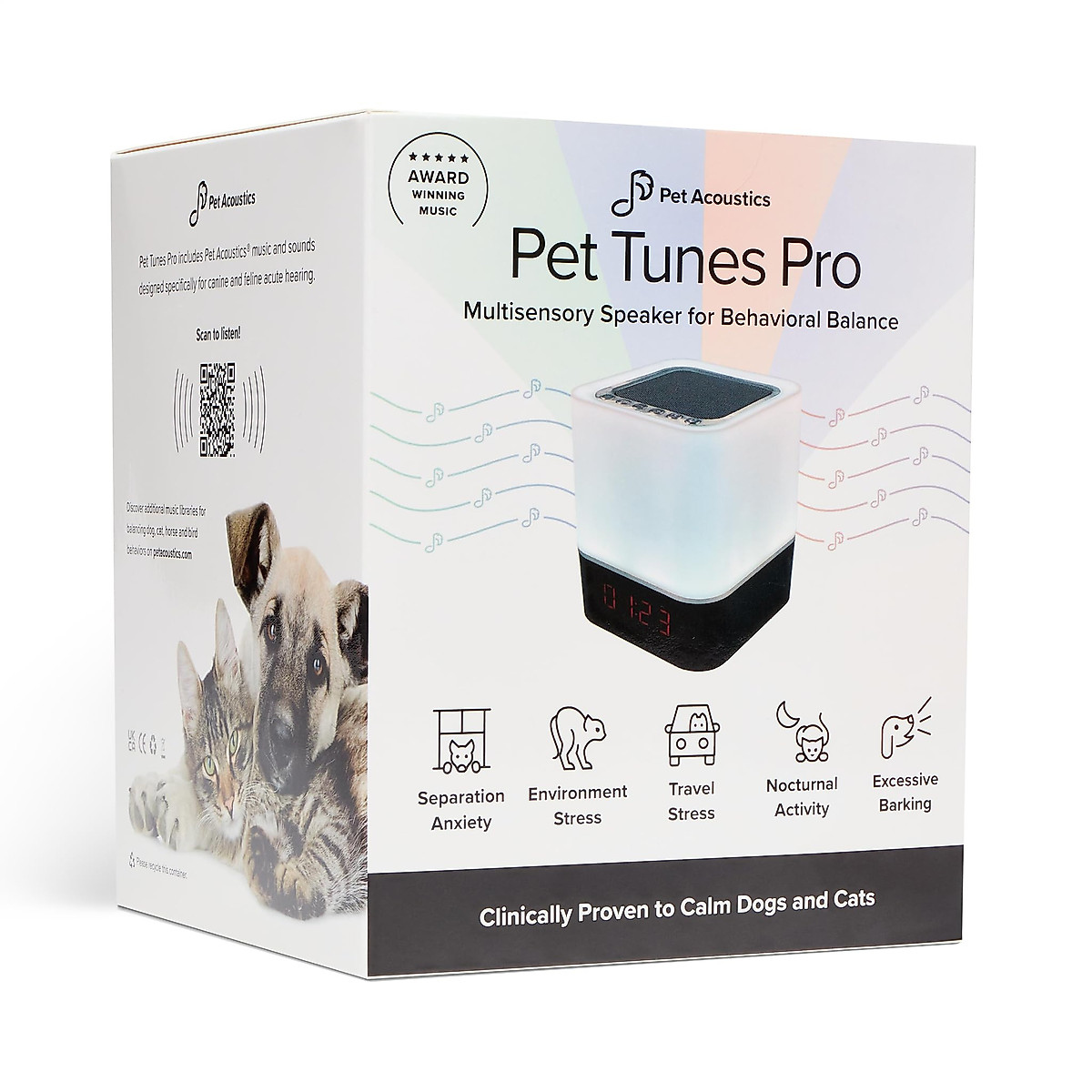 PET Tunes PRO- A Multisensory Calming Music Speaker for Dogs ad Cats- Veterinary, Kennel and Home