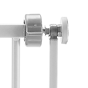 Richell Tall One-Touch Gate II Wide, Dog gate, 38.4 inch Tall pet gate, White (94935)