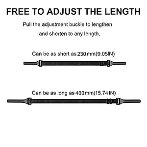 Junsika Adjustable Glasses Strap No Tail Eyewear Retainer Sports Glasses Strap for Men Women Kids Eyeglasses Sunglasses Strap 2 Packs