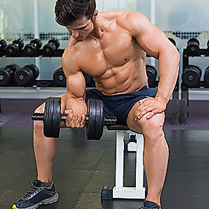 POCREATION Dumbbell Bars Set,2Pcs Adjustable Nonslip Weight Lifting Handles Dumbbell Handles Weightlifting Accessories for Daily Fitness and Strength Training Sport Workout Gym